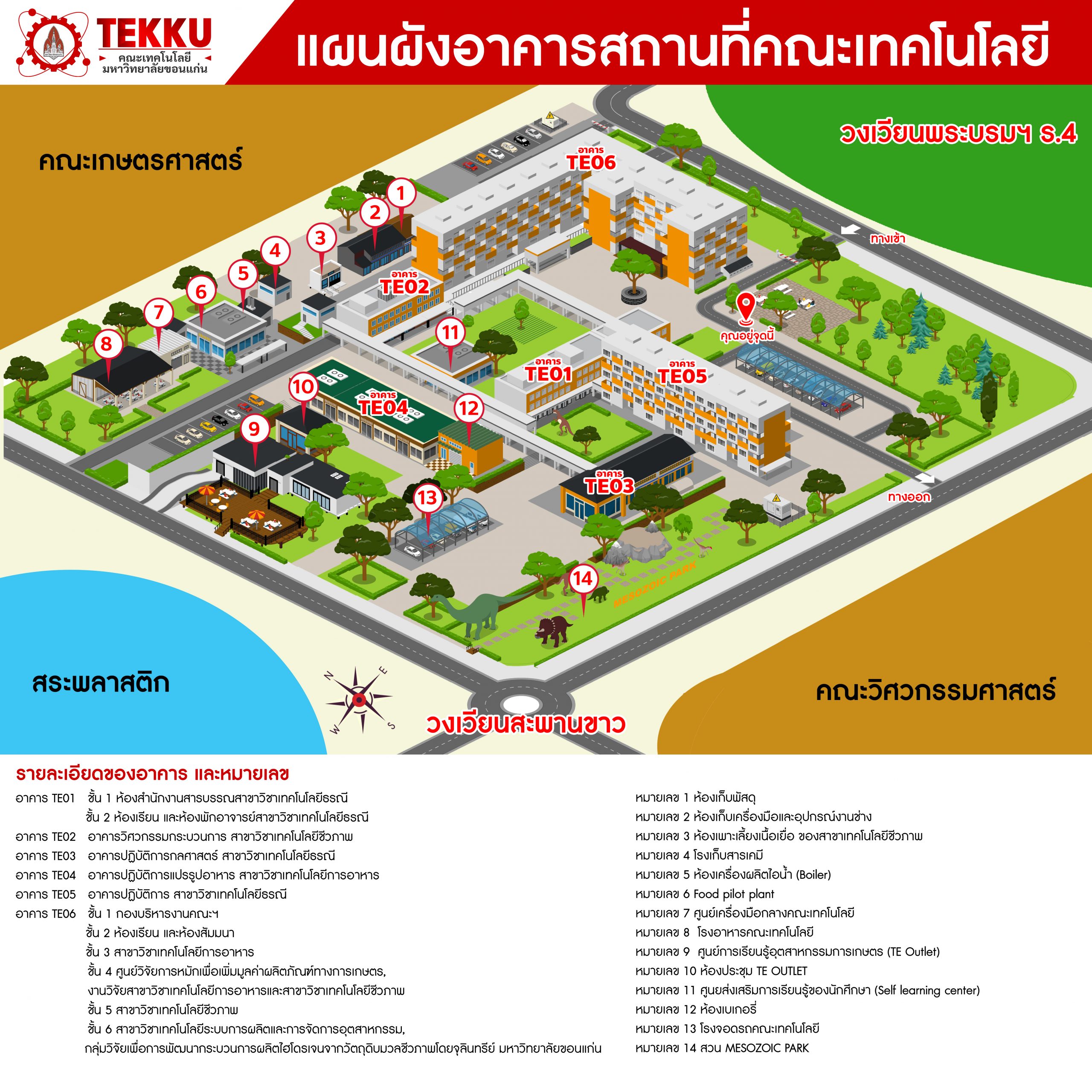 แผนผังอาคารสถานที่คณะเทคโนโลยี มข. – คณะเทคโนโลยี มหาวิทยาลัยขอนแก่น